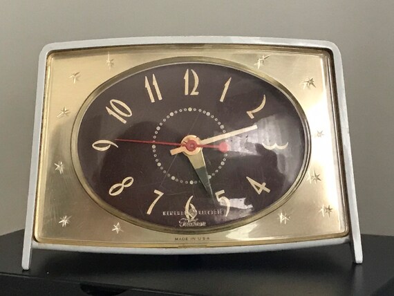 Rare Telechron Alarm Clock Gold Stars the Galaxy Midcentury - Etsy