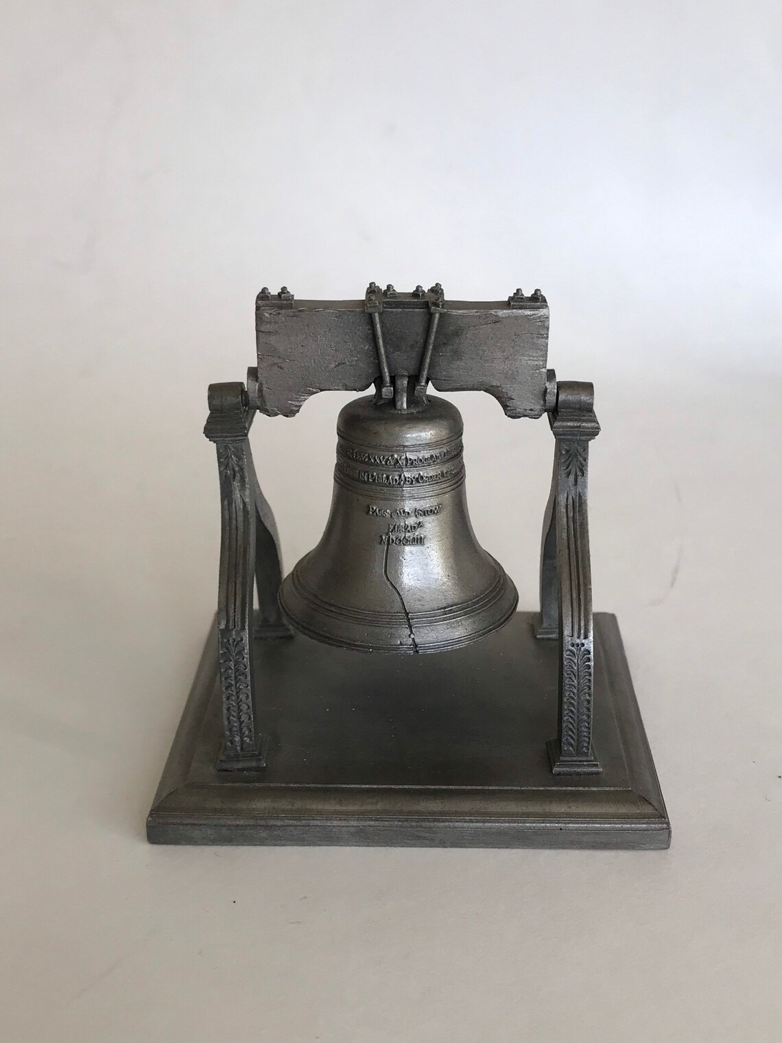Vintage Hudson Pewter Liberty Bell Independence Day - Etsy