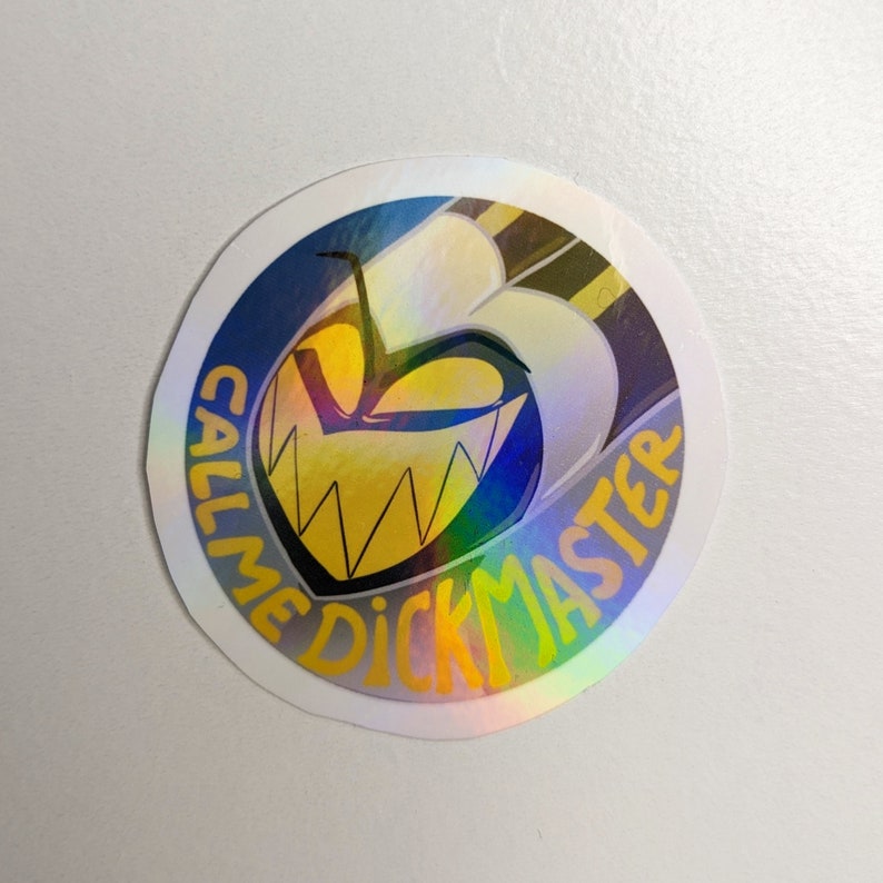 Adam and Lute Hazbin Hotel Handmade Stickers Die Cut Sparkle Laminate ...