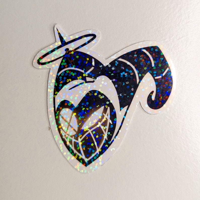 Adam and Lute Hazbin Hotel Handmade Stickers Die Cut Sparkle Laminate ...