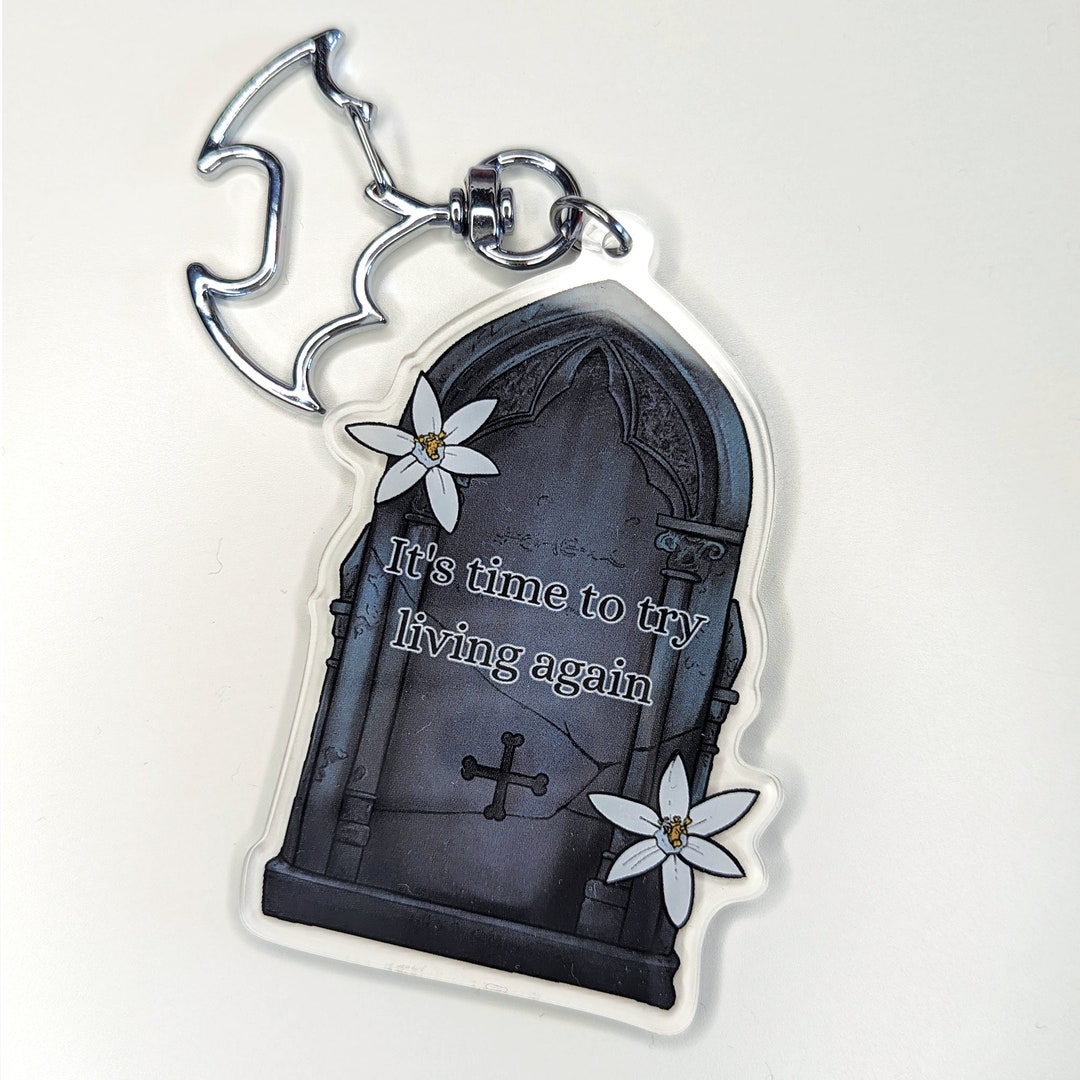 Astarion It's Time to Try Living Again Gravestone Acrylic Keychain ...