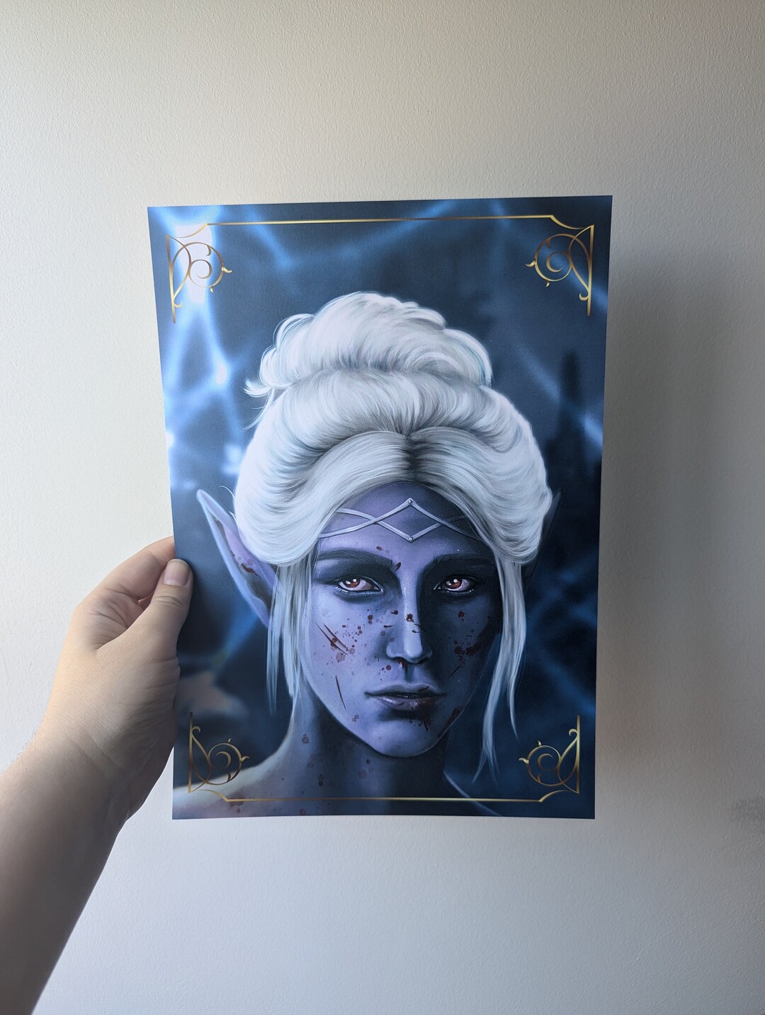 Minthara Art Print A4 Size Baldur's Gate 3 Digital Art - Etsy