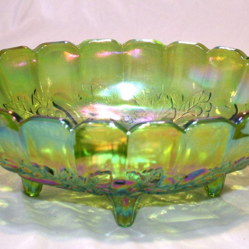 Footed Fruit Bowl Vintage - Etsy