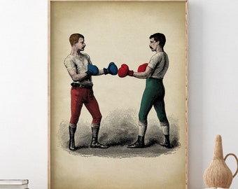 Vintage Boxing Art