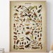 INSECT Poster, Insects Chart Print, INSECTES, Flies, Beetles, Dragon ...