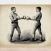 Boxing Poster Art Print, Male Sport Wall Art, Vintage Boxing Art ...