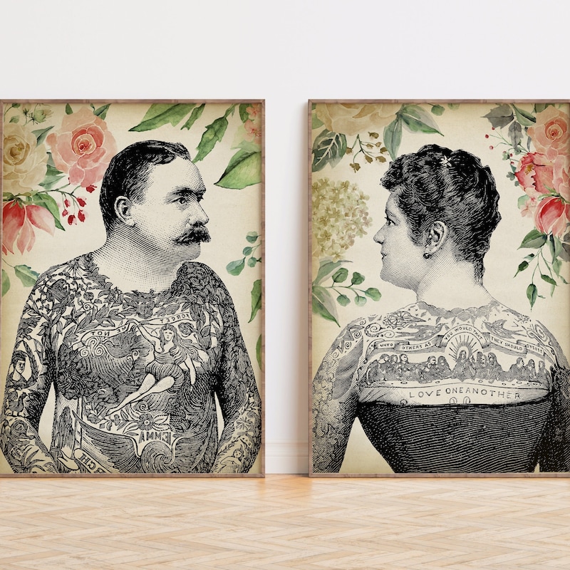 Vintage Tattoo - Etsy