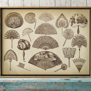 FAN Print, Fan Art Poster on Black, Fan Poster, Fan Wall Art, Fan Art ...