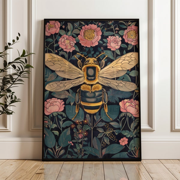 Bee Poster - Etsy