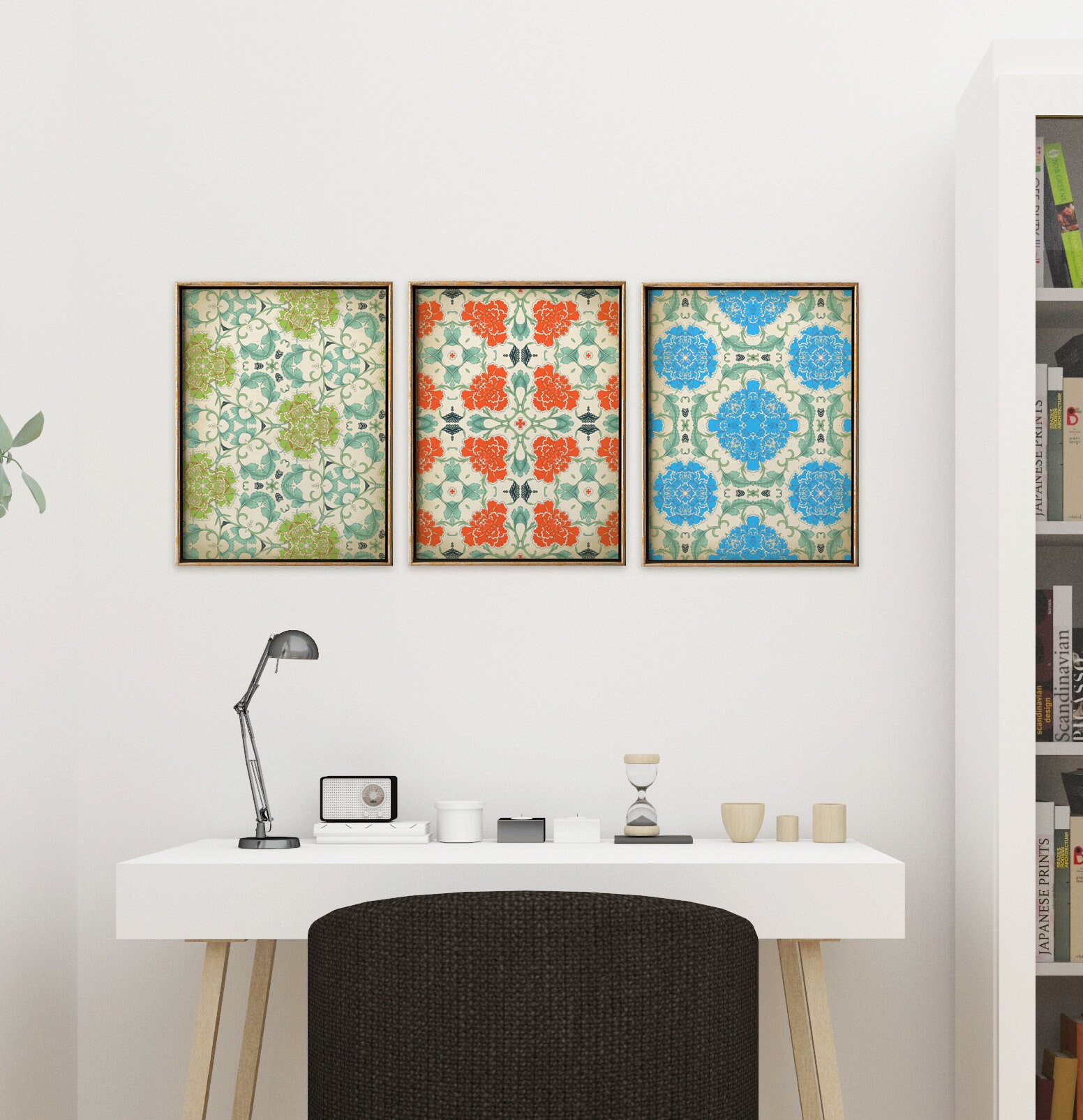 BOTANICAL GRAPHIC Art Print Set of 3 Prints Botanical Floral - Etsy