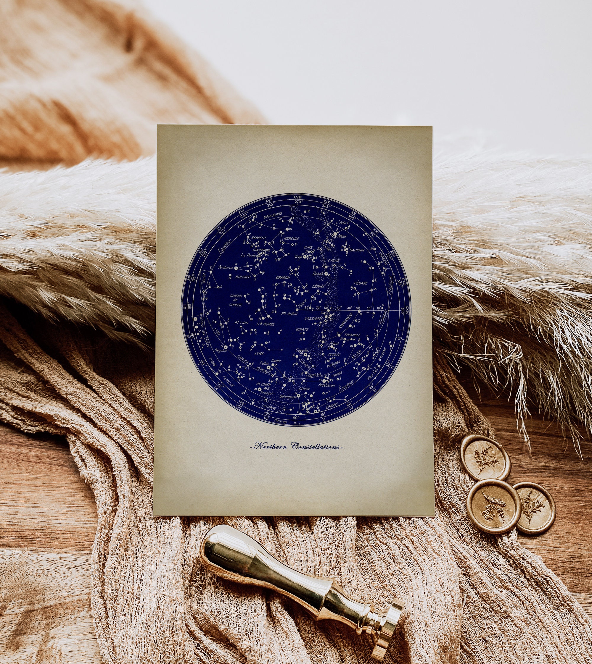 Northern Constellations Chart Print Stars Chart Star Print - Etsy