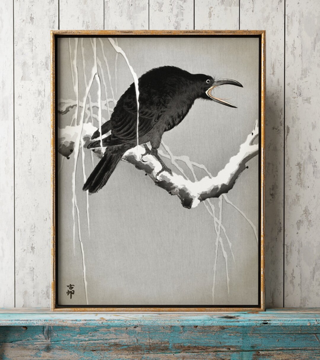 Japanese Crow Art