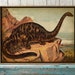 DINOSAUR PRINT Brontosaurus Prehistoric Animal Poster - Etsy