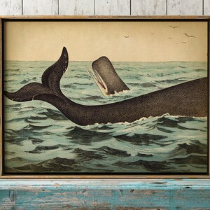 WHALE PRINT SET 3 Whales Set Poster Whale Poster Coastal - Etsy