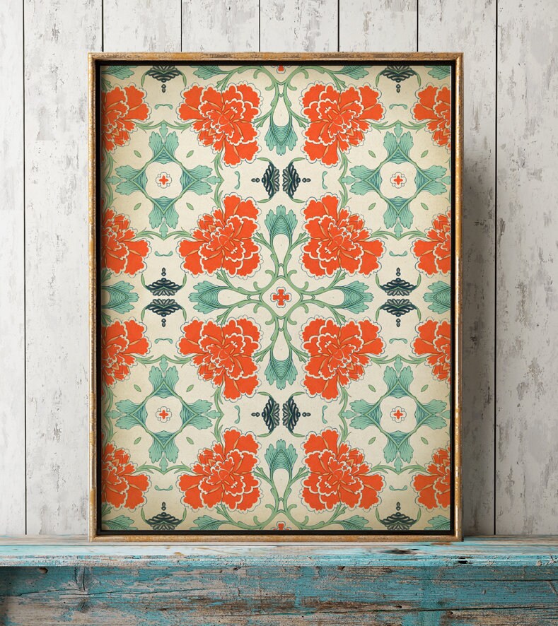 BOTANICAL GRAPHIC Art Print Set of 3 Prints Botanical Floral - Etsy