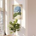 Blue Hydrangea Art Print, Hydrangea Poster, Hydrangea Print, Rustic ...