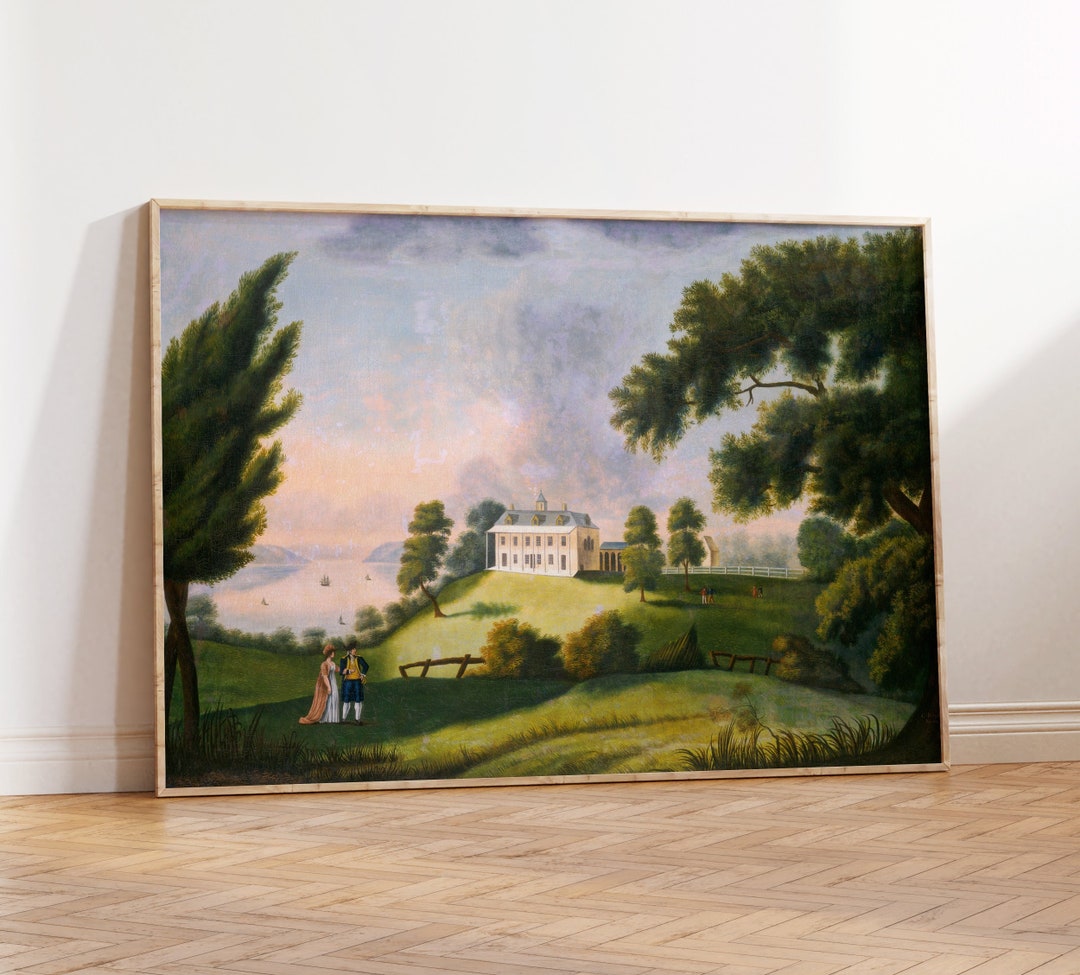 Mount Vernon Landscape Art Print: American Countryside Gallery Poster ...