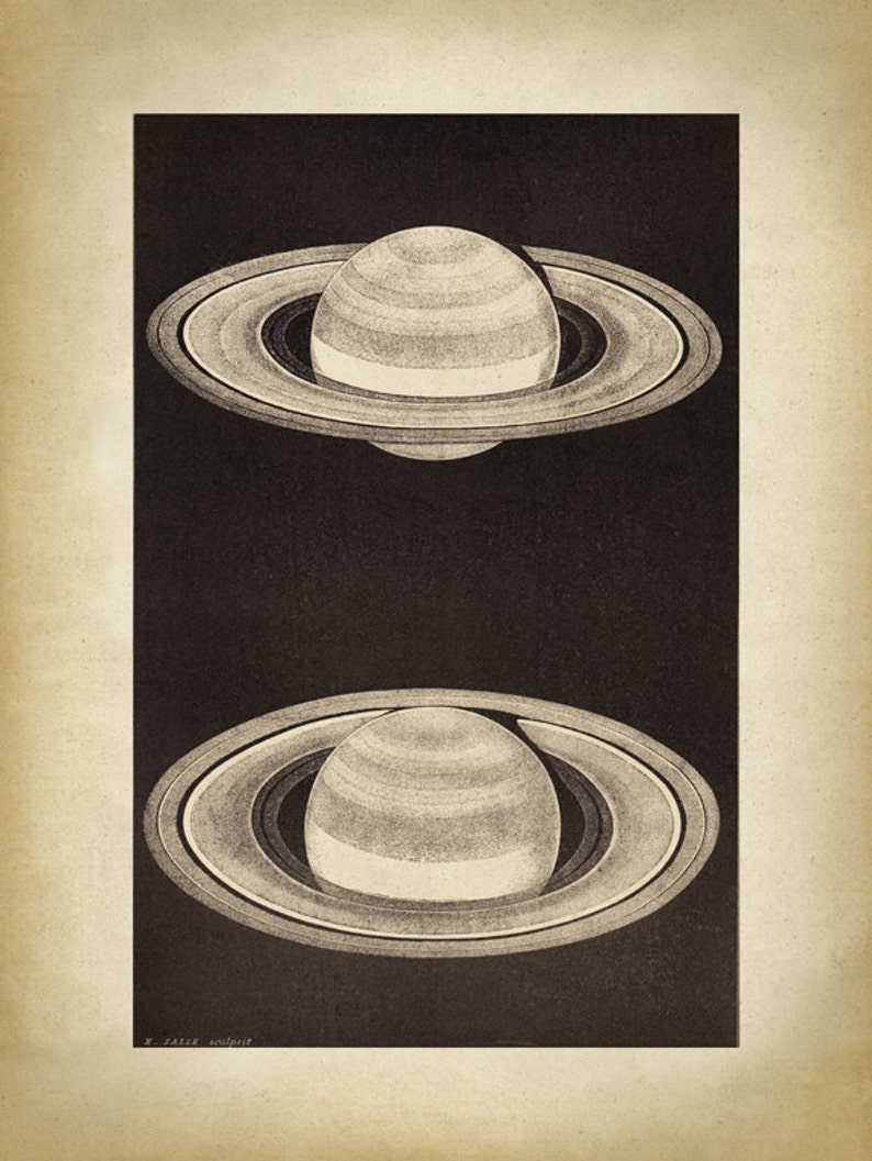 SATURN PRINT Astronomy Print Astronomy Chart Astronomy | Etsy