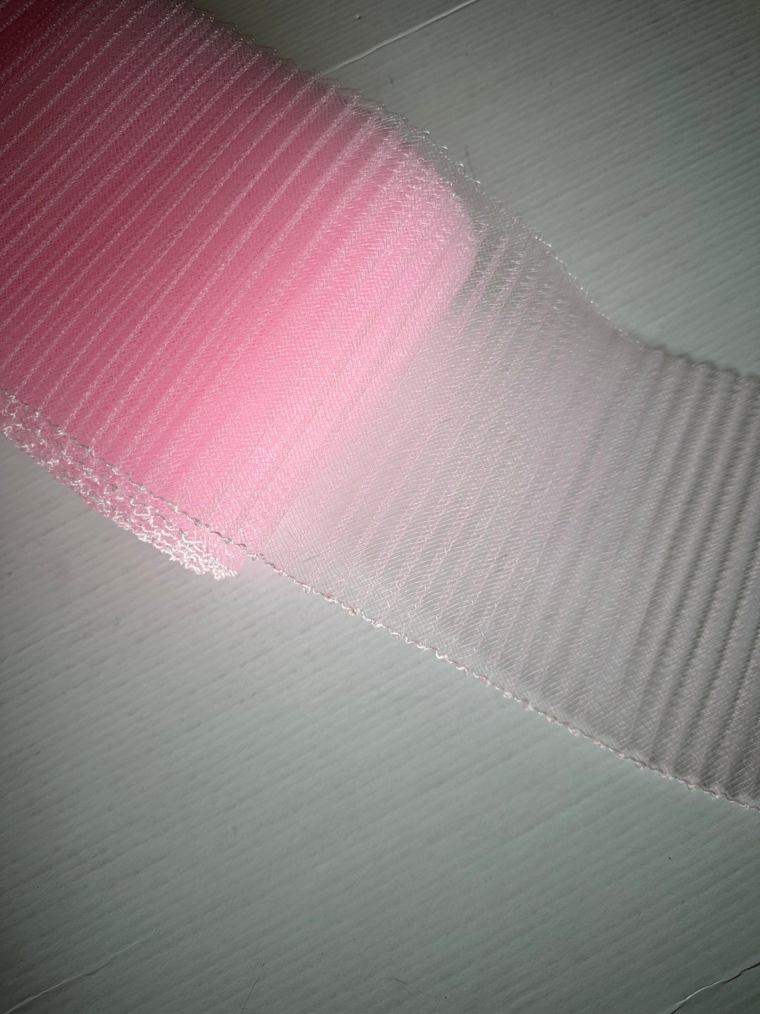 6" Light Pink Pleated Crinoline Horsehair Braid 1 Yard - Etsy