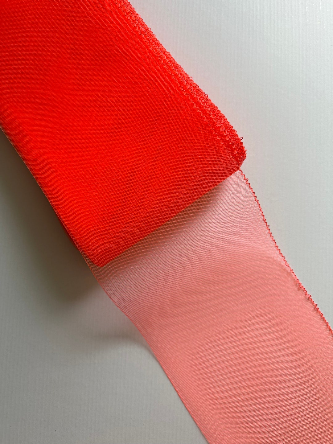 6" Coral Crinoline Horsehair Braid 1 Yard - Etsy