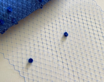 Royal Blue Chenille Fabric - Etsy