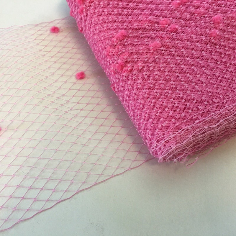 Pink Birdcage Veil - Etsy