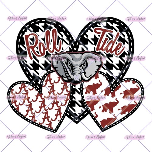 Alabama Crimson Tide Roll A Tide PNG - Etsy