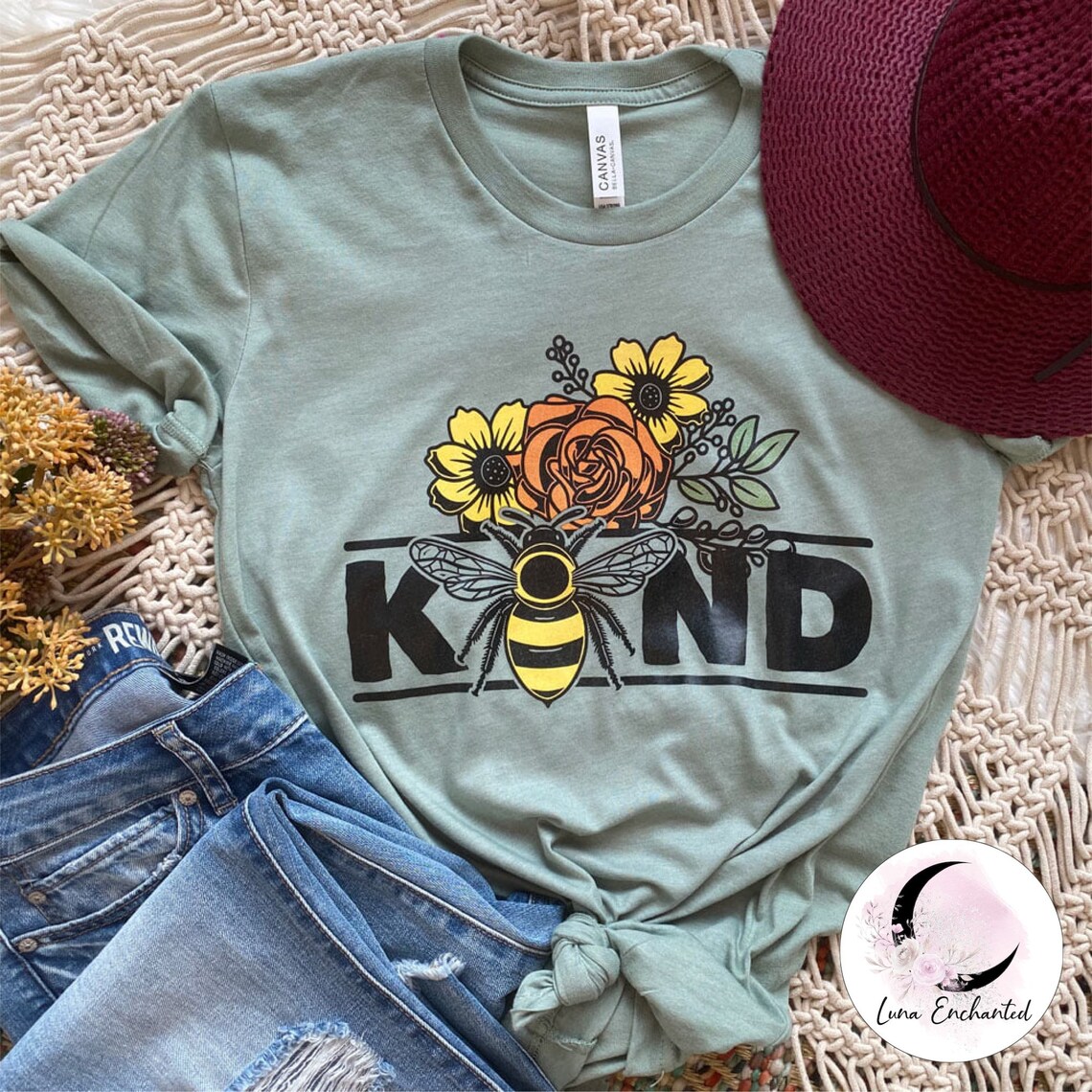 Bee Kind Shirt Bee T-shirt Bee Kind Tee Gifts for Her | Etsy