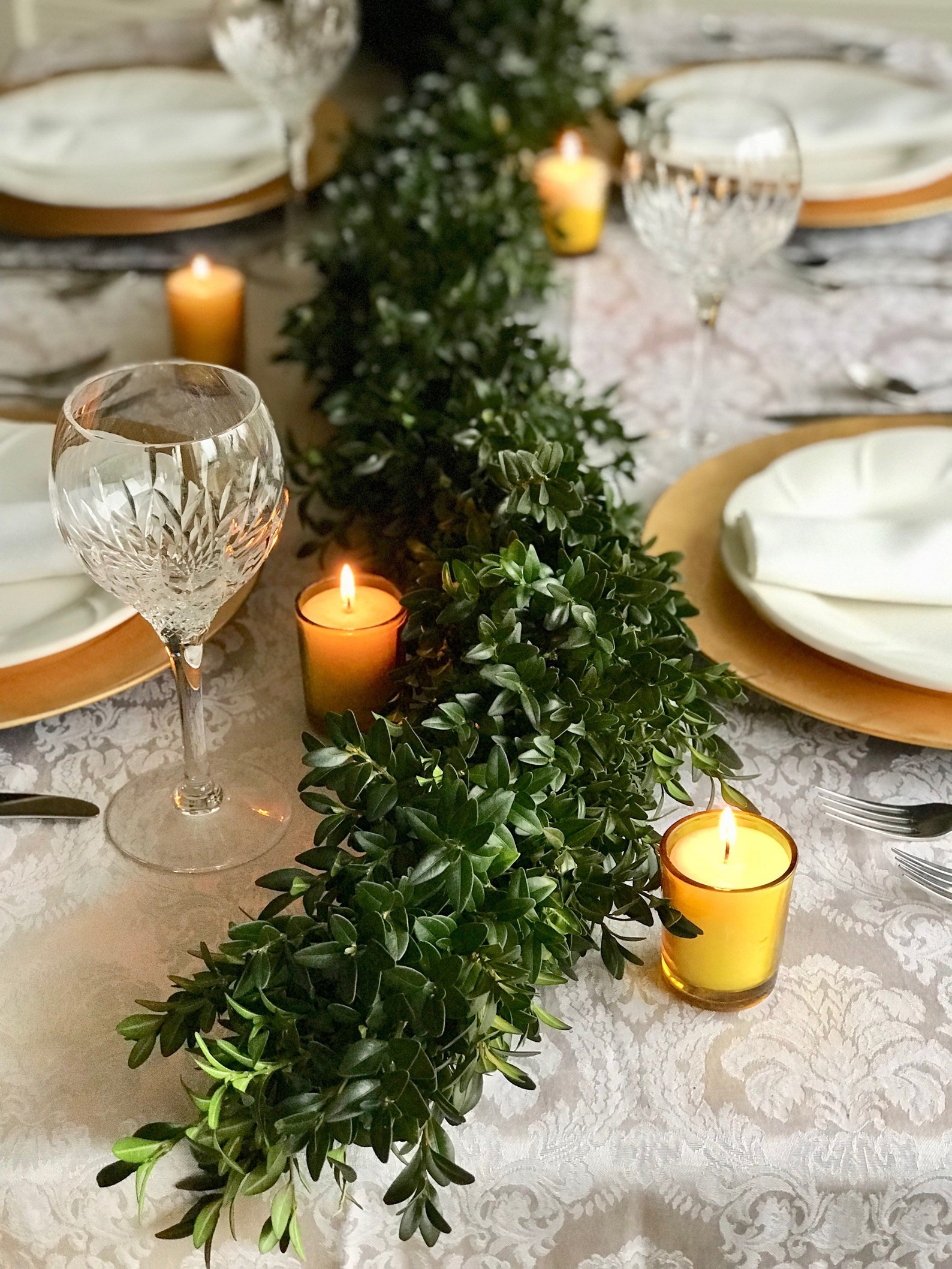 Christmas Garland, Wedding Garland, Boxwood Garland, Fresh Garland ...