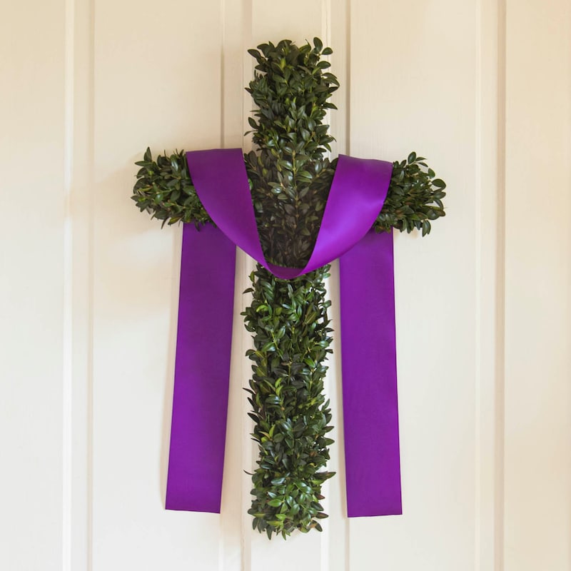 Religious Easter Wreath - Etsy