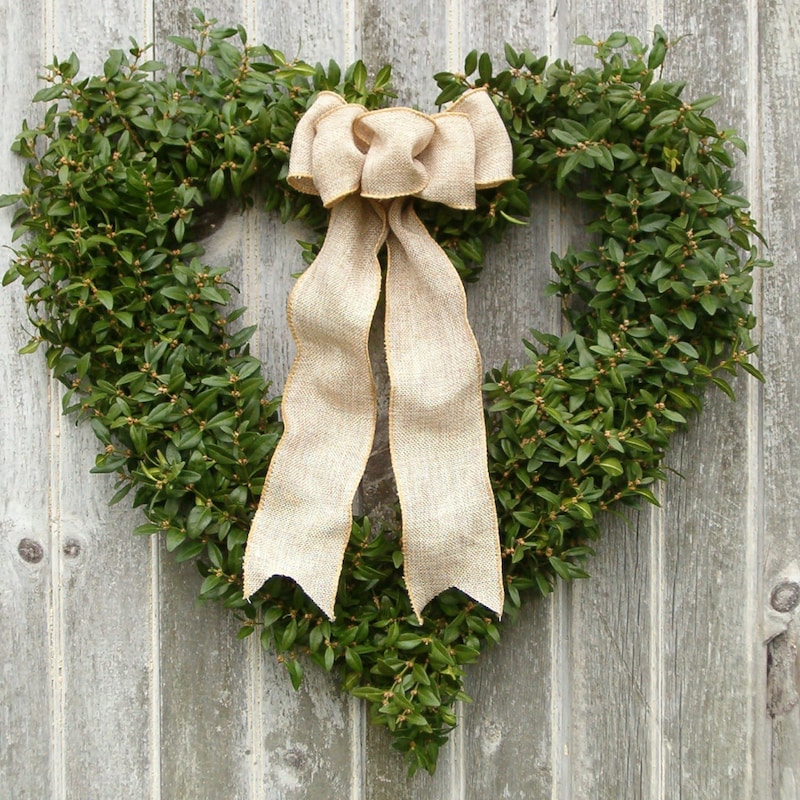 Heart Shaped Wreath - Etsy