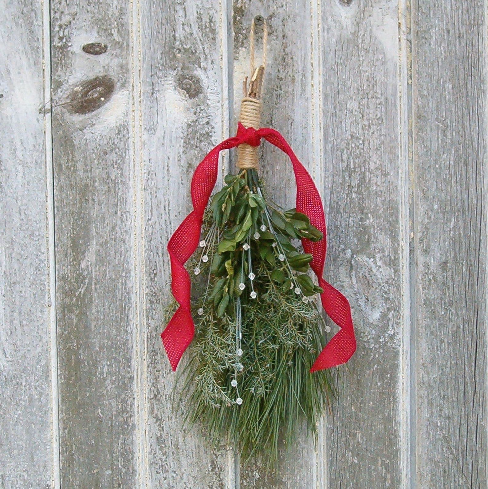 Mistletoe Hanging Mistletoe Farmhouse Decor Holiday Decor - Etsy