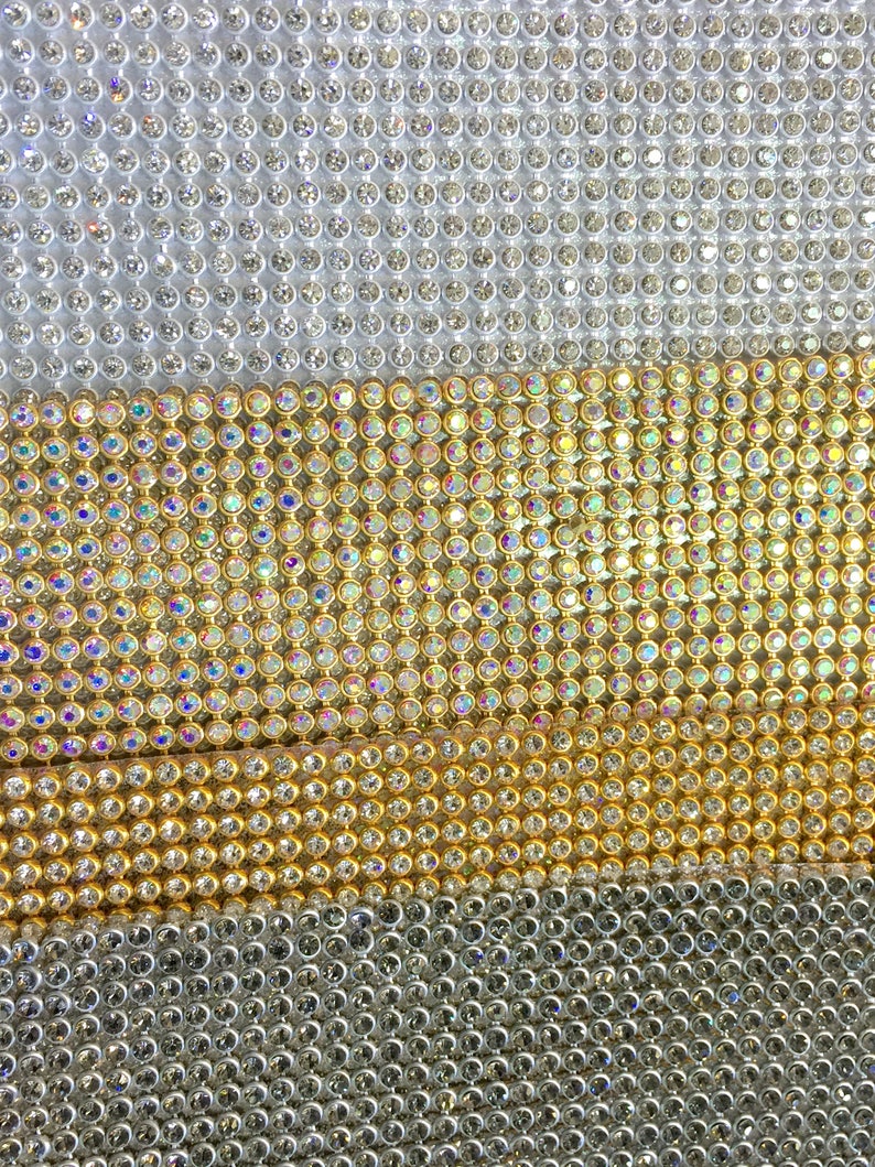 Rhinestone Sheets / Rhinestone Fabric 48 Inches Long and 18 - Etsy