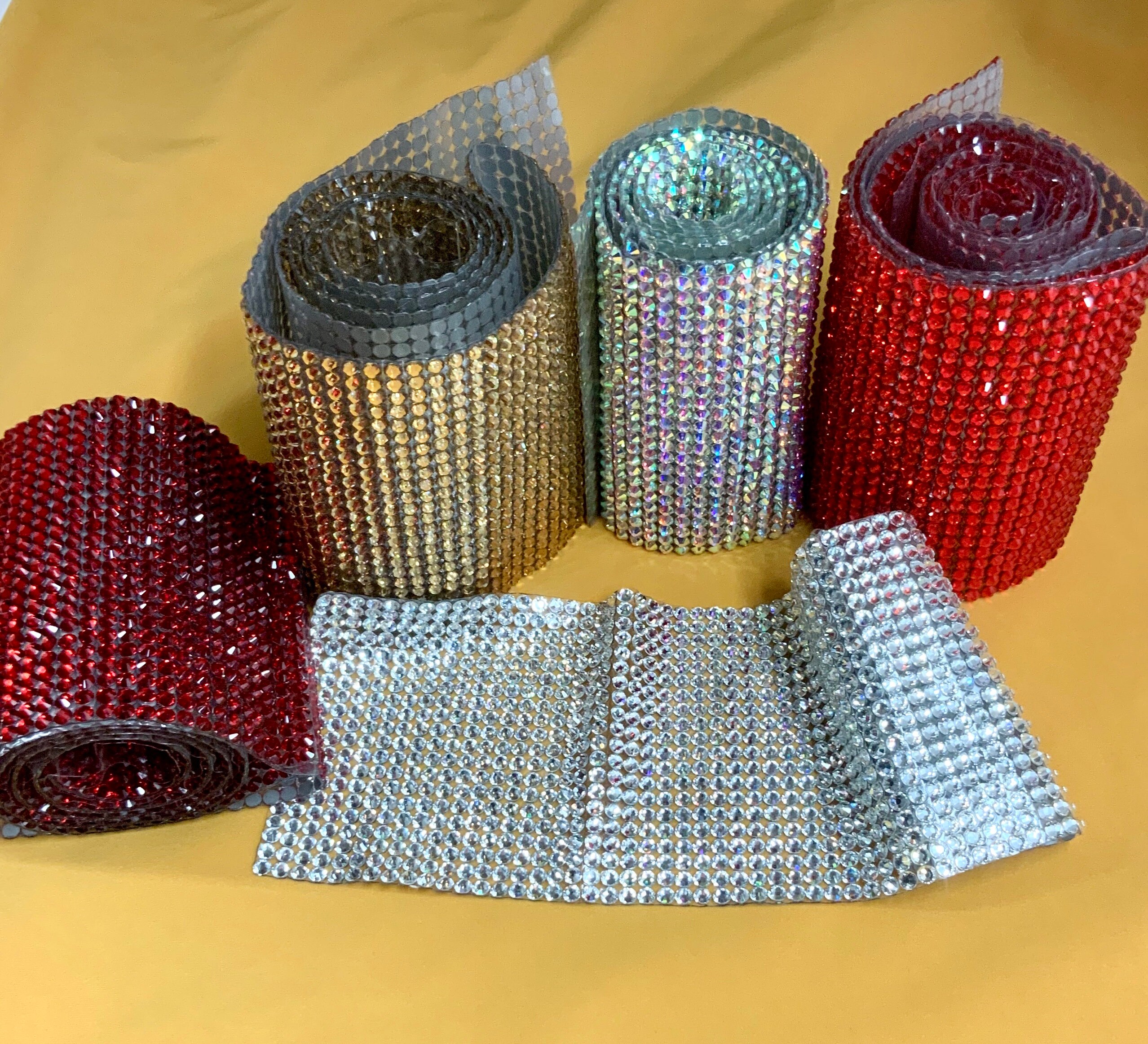 Rhinestone Sheets / Rhinestone Fabric 36 Inches Long and 4.5 - Etsy