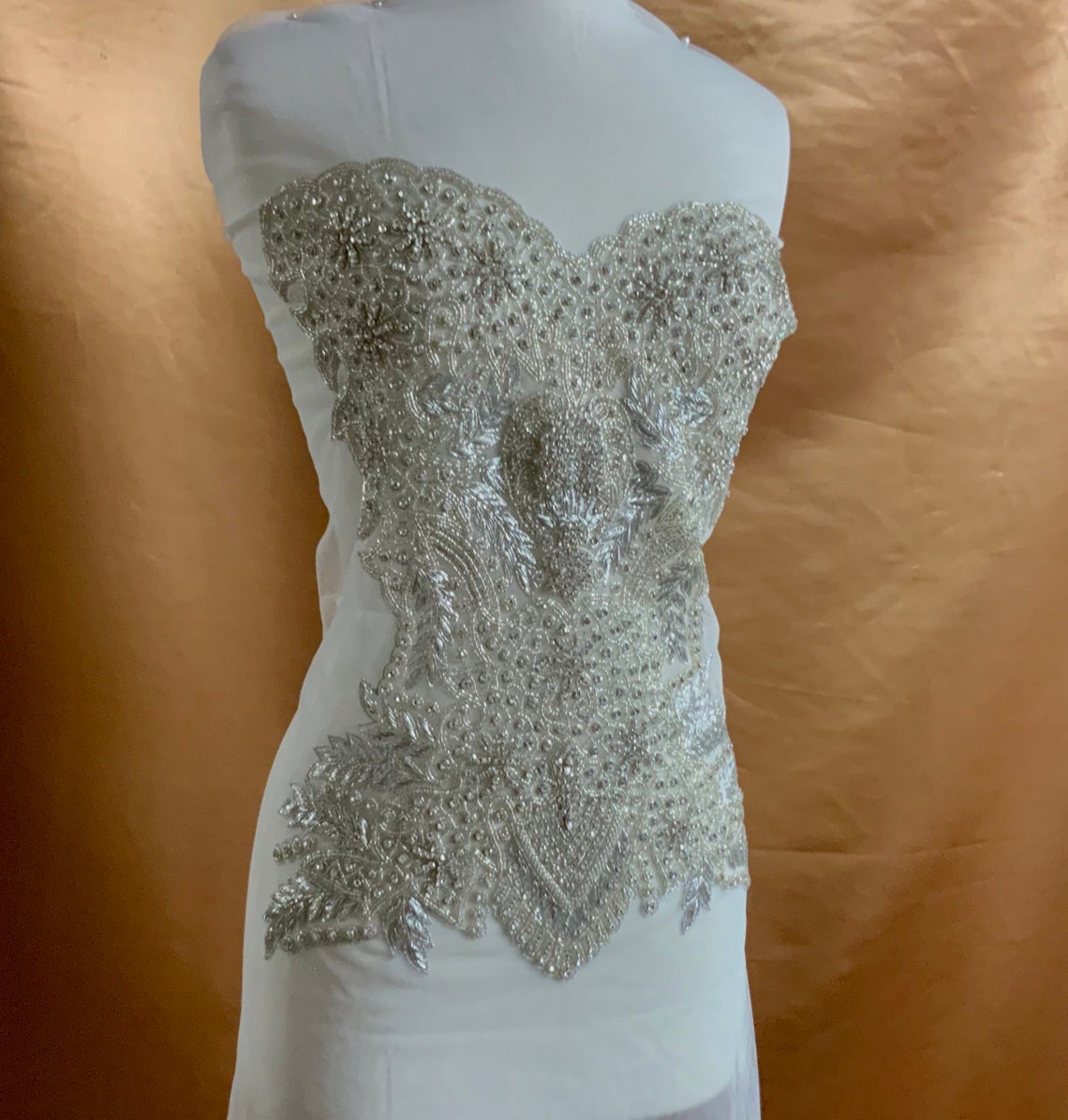 Designer Full Body Rhinestone Applique Beadedengagement - Etsy