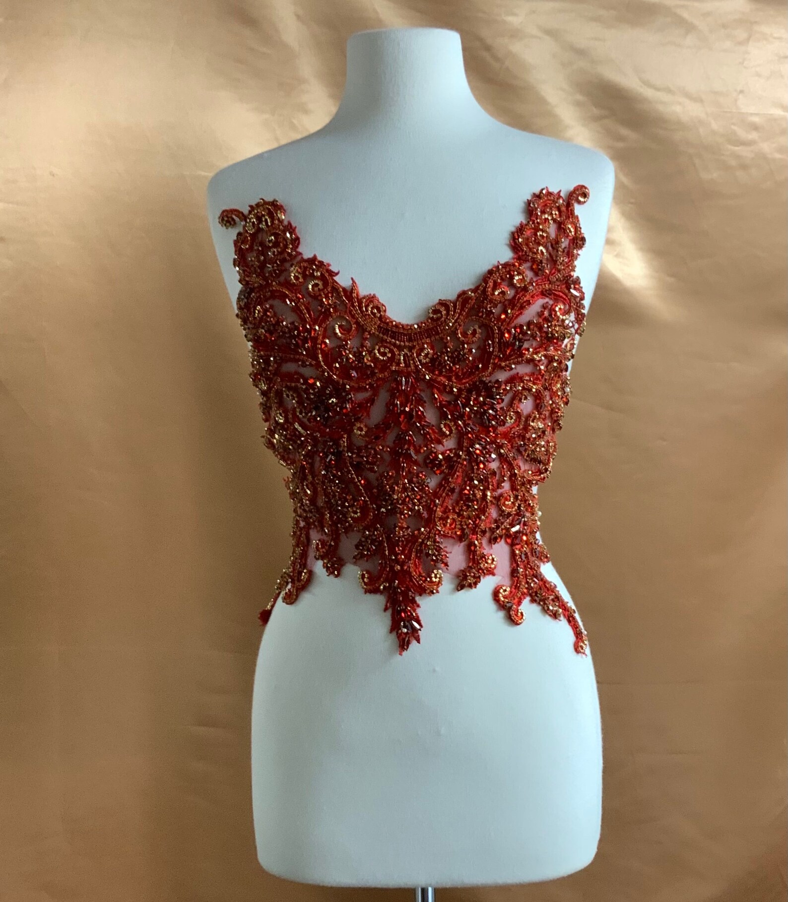 Designer Full Body Rhinestone Applique Beaded Wedding Dress - Etsy