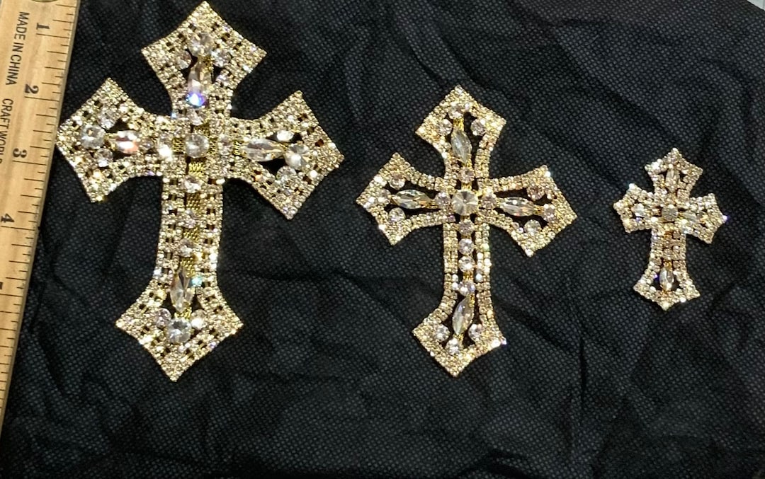 Crystal Rhinestone Cross / Jacket/hats /candles /brilliance Beautiful ...