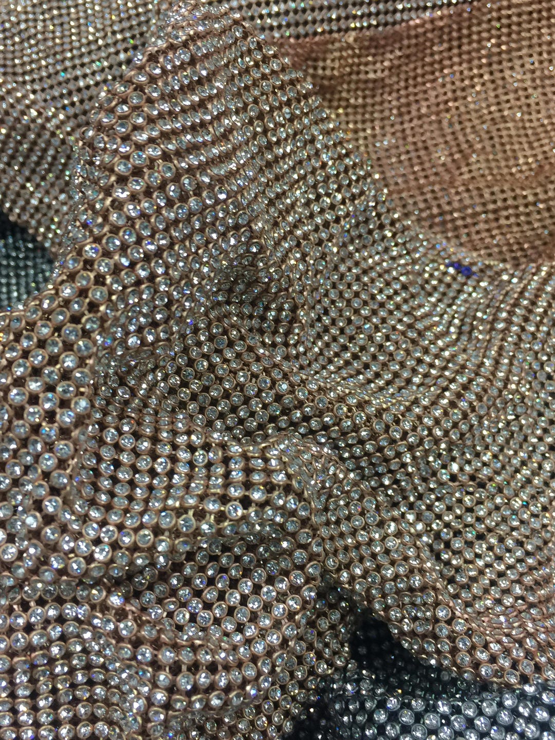 Rhinestone Sheets / Rhinestone Fabric , 48 Inches Long and 18 Inches ...