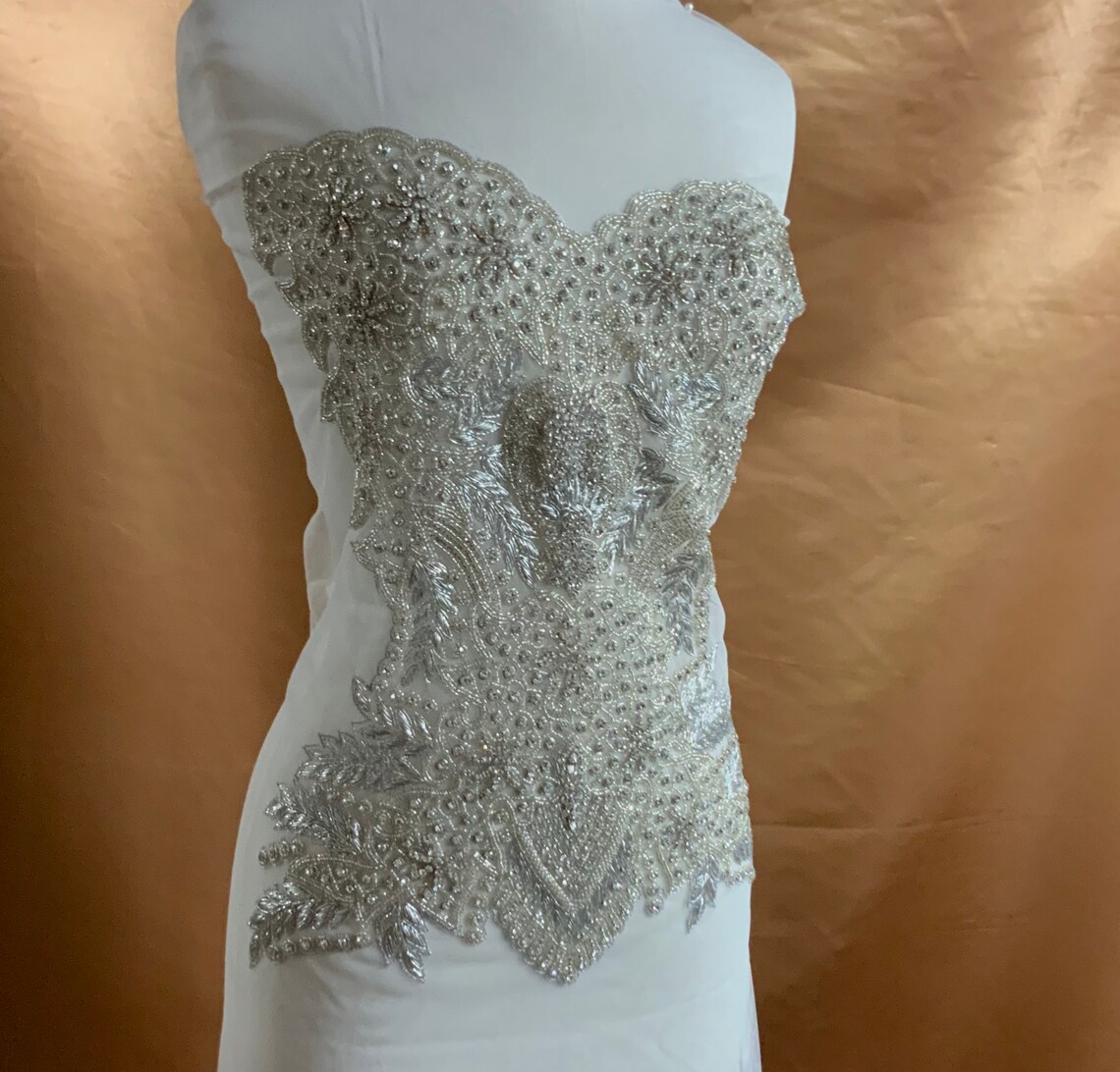 Designer Full Body Rhinestone Applique Beadedengagement - Etsy