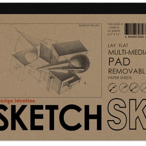 Design Ideation SKETCH PAD : Removable Sheet. Multi-media. 8.5 X 11 - Etsy