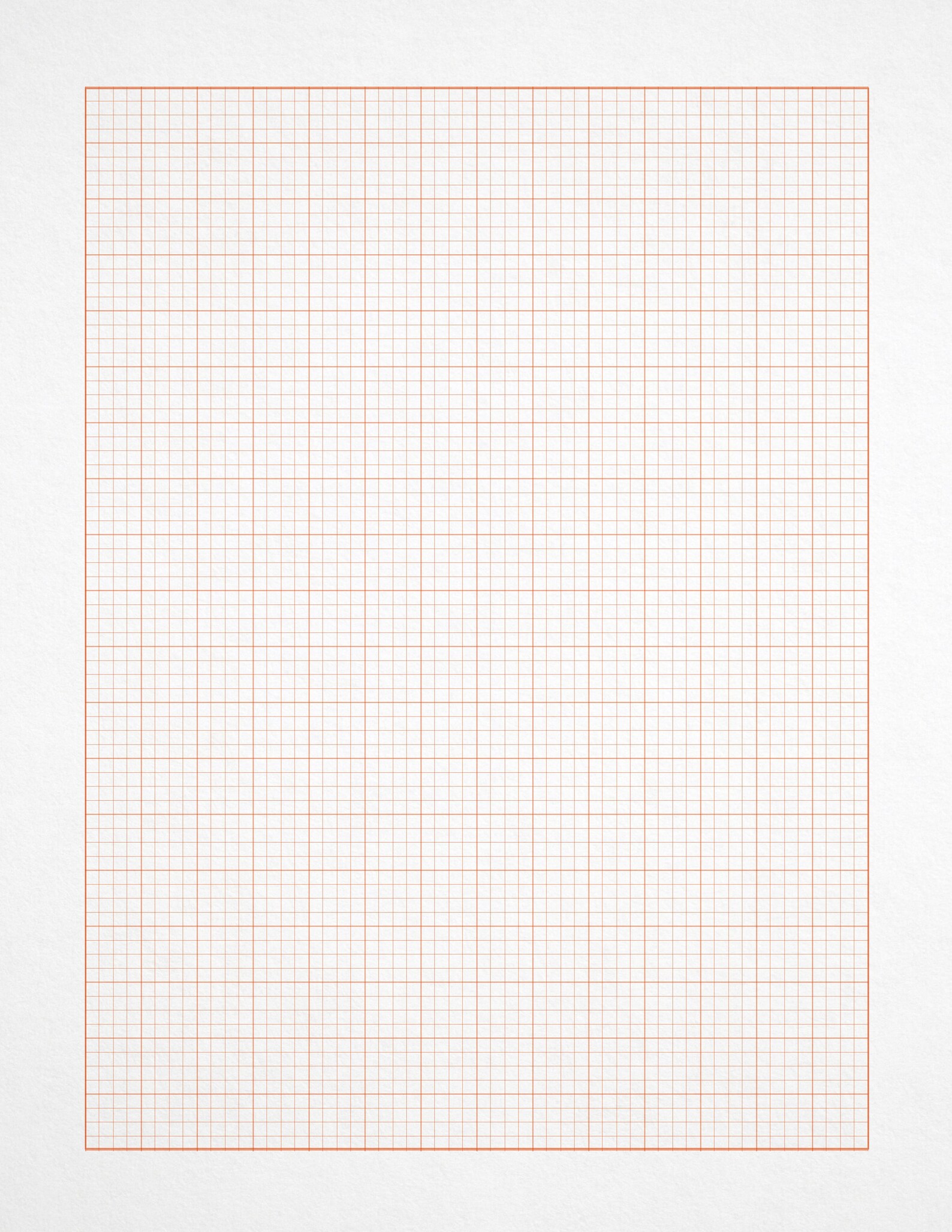ORANGE Grid Paper : Multi-media Grid Paper for Pencil, Ink, Marker and ...