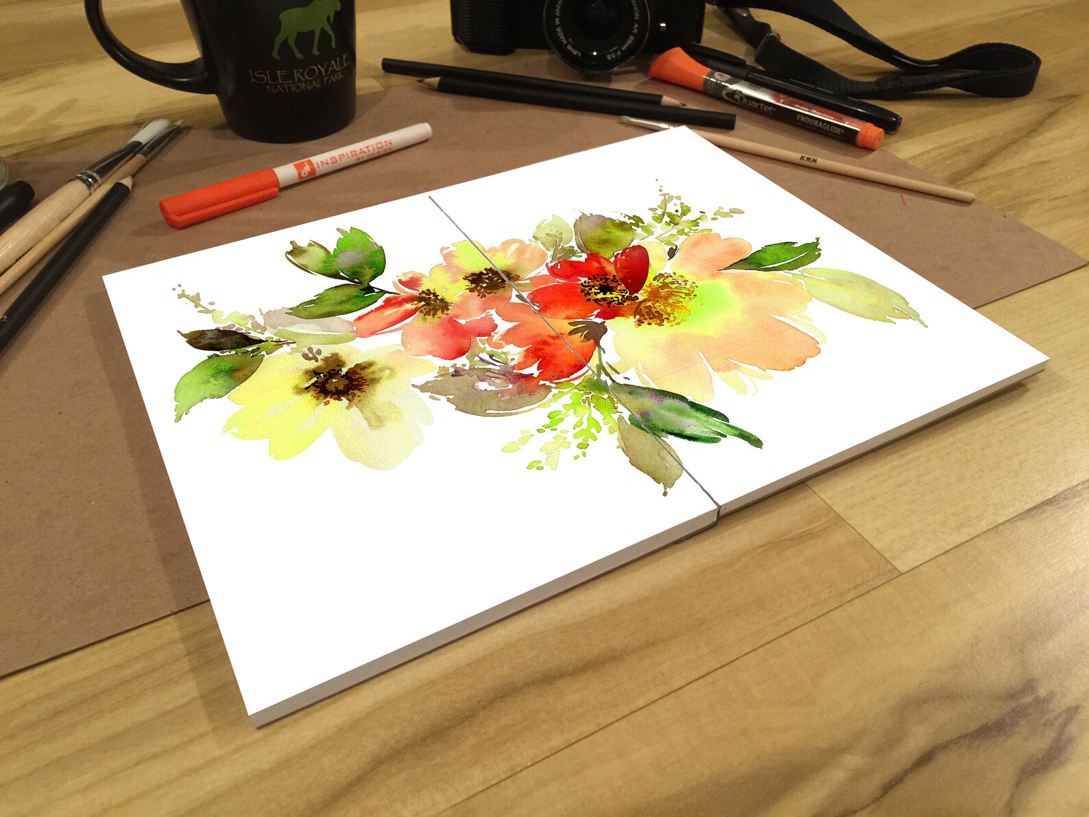 Design Ideation WATERCOLOR SKETCH PAD : Removable Sheet. Multi-media ...