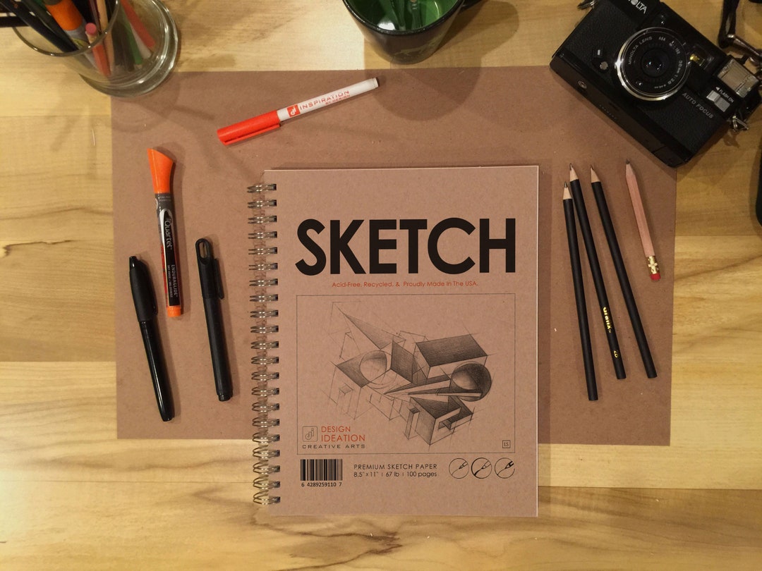 Wire Bound Sketchbook. Multi-media Paper. (8.5" X 11") - Etsy