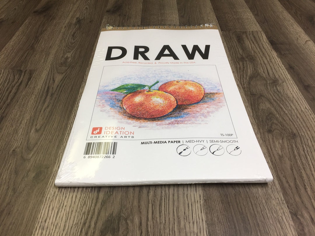 Design Ideation DRAW. Wire Bound Drawing Book. Multi-media. (11" X 17 ...