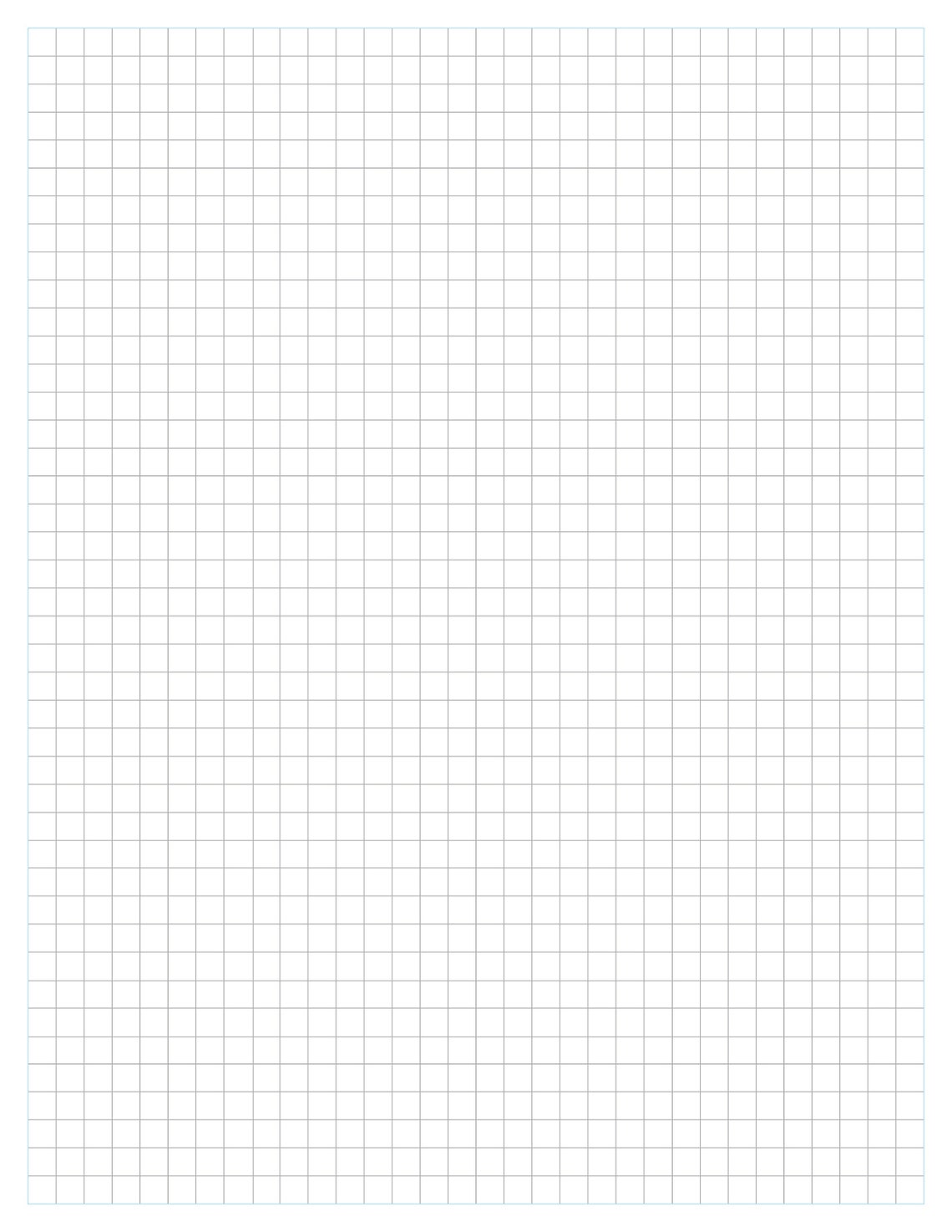 Grid Paper : 1/4" Box Grid. Multi-media Grid Paper for Pencil, Ink ...