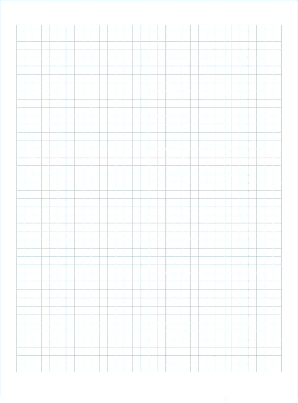 Grid Paper : 1/4" Box Grid. Multi-media Grid Paper for Pencil, Ink ...