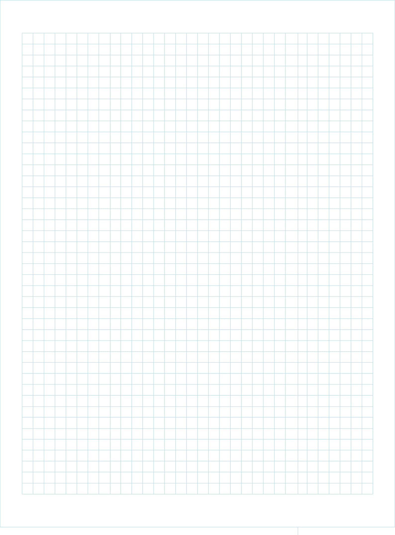 Grid Paper : 1/4" Box Grid. Multi-media Grid Paper for Pencil, Ink ...