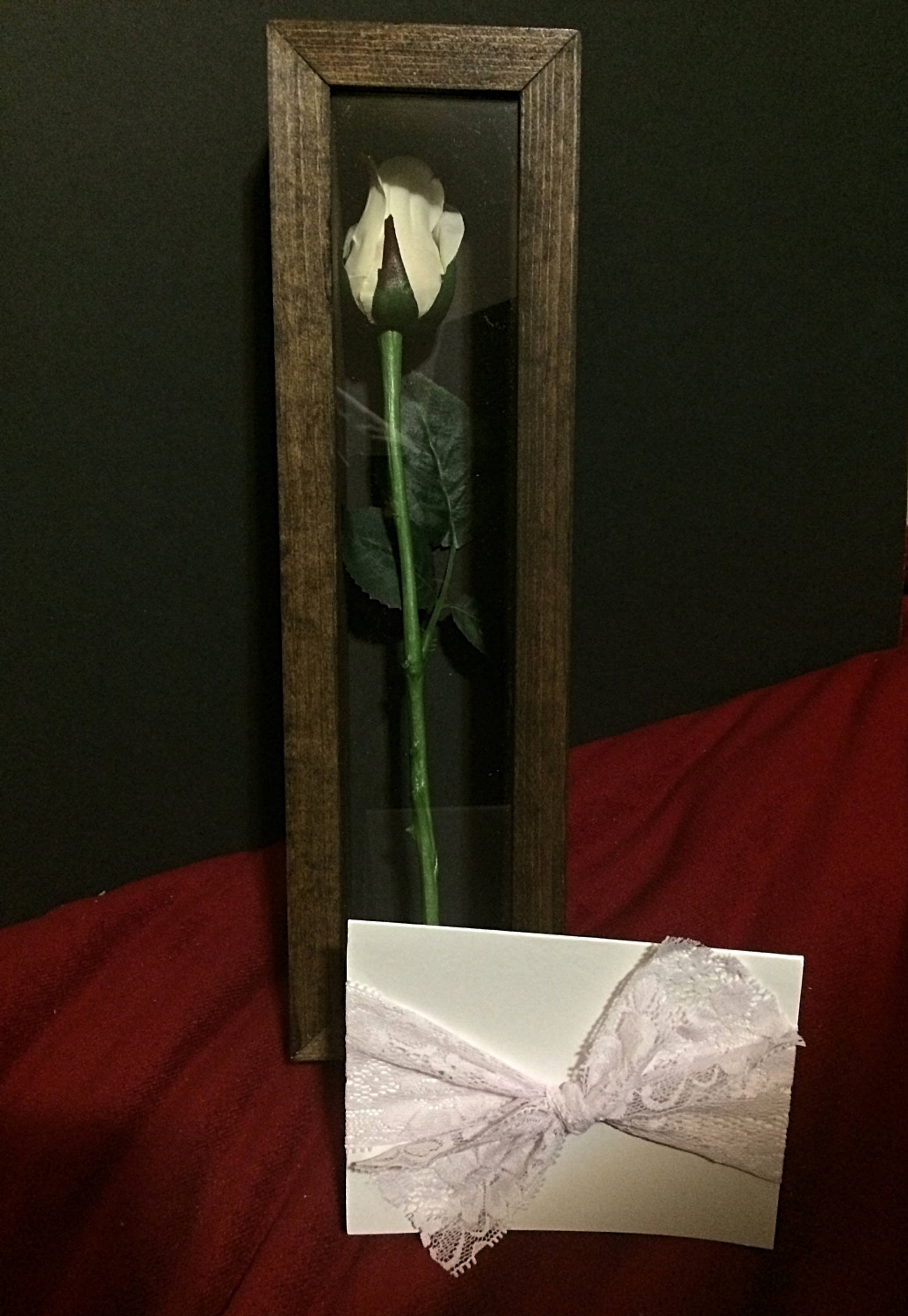 Flower Shadow Box, Custom Shadow Box, Rose Shadow Box - Etsy