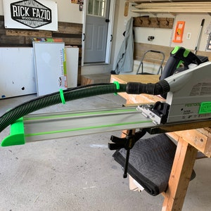 Festool Track Saw Guard Rail Package. Hose Clips and Saw Dust - Etsy