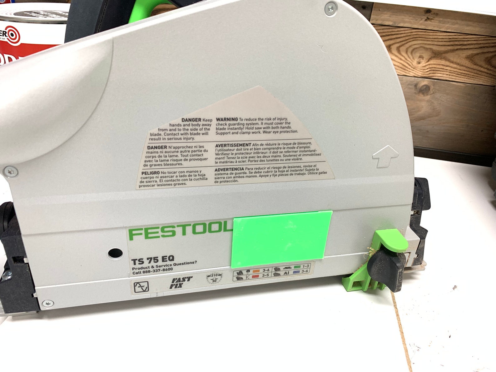 Festool Track Saw Guard Rail Package. Hose Clips and Saw Dust - Etsy